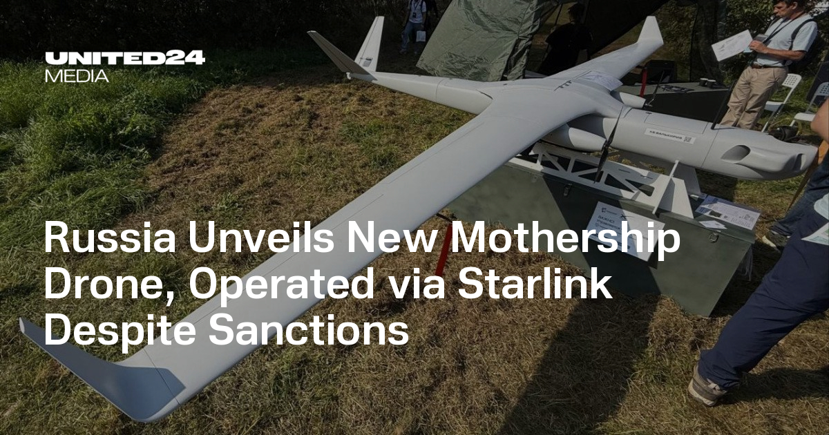 Russia Unveils New Mothership Drone, Operated via Starlink Despite ...
