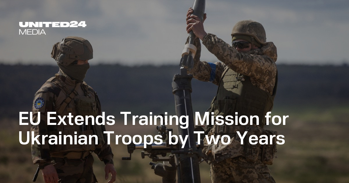 EU Extends Training Mission for Ukrainian Troops by Two Years ...