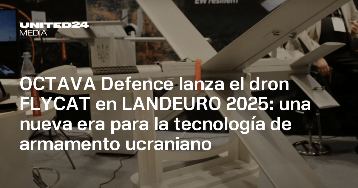 OCTAVA Defence lanza el dron FLYCAT en LANDEURO 2025: una nueva era ...
