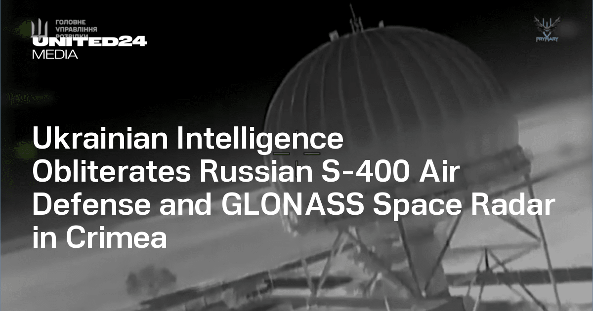 Ukrainian Intelligence Obliterates Russian S-400 Air Defense and ...