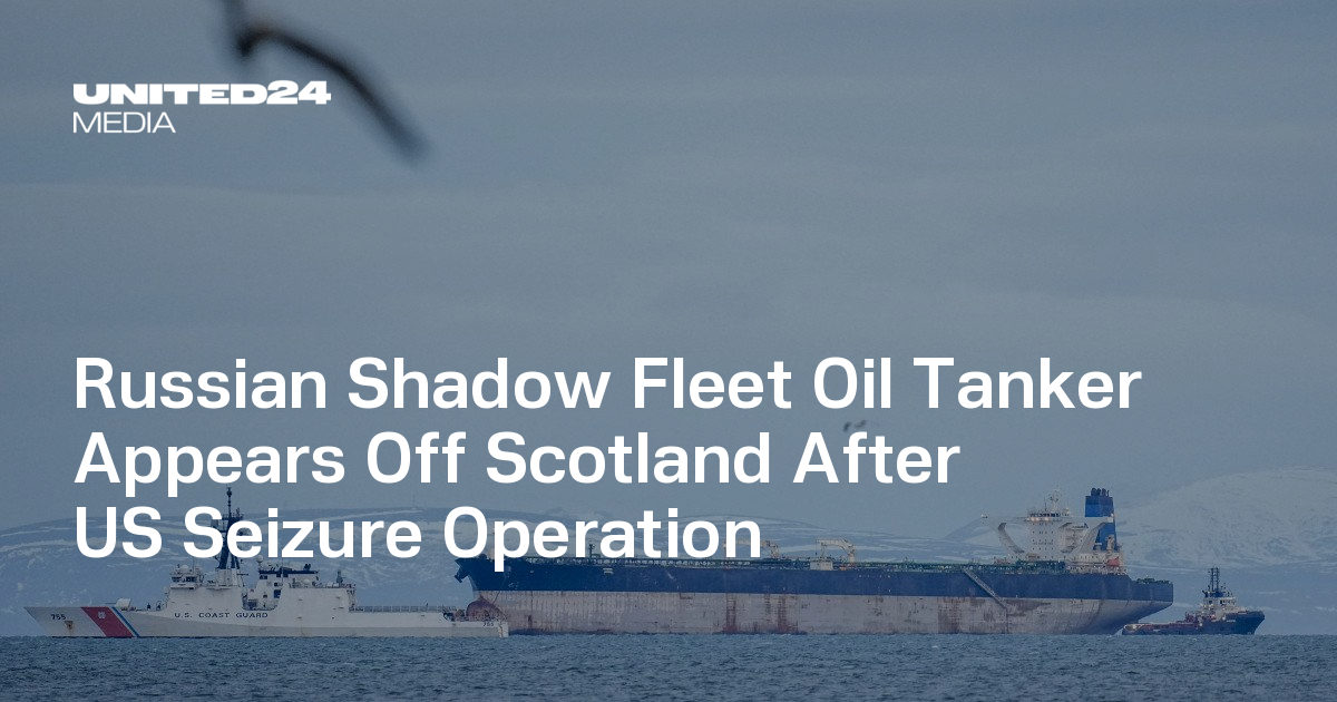 Russian Shadow Fleet Oil Tanker Appears Off Scotland After US Seizure ...