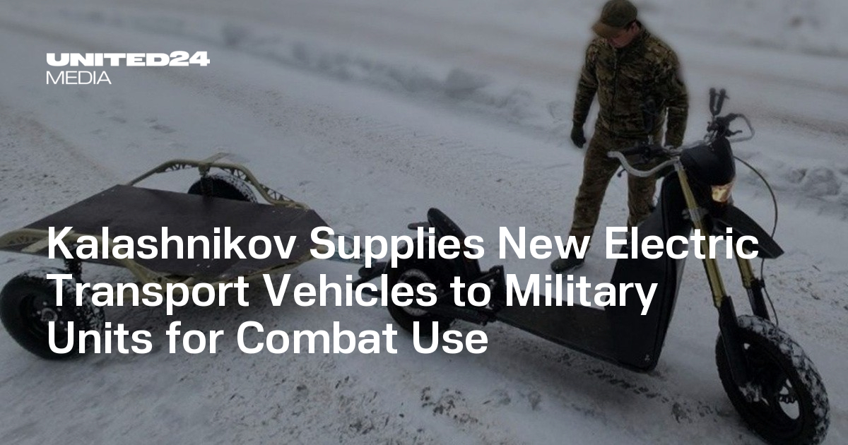 Kalashnikov Supplies New Electric Transport Vehicles to Military Units ...