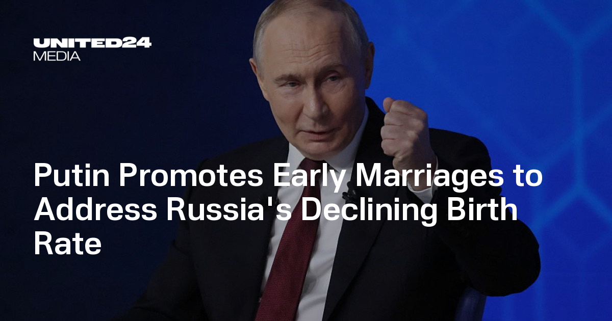 Putin Promotes Early Marriages to Address Russia's Declining Birth Rate ...