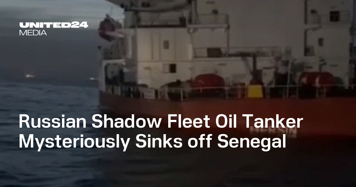 Russian Shadow Fleet Oil Tanker Mysteriously Sinks off Senegal ...
