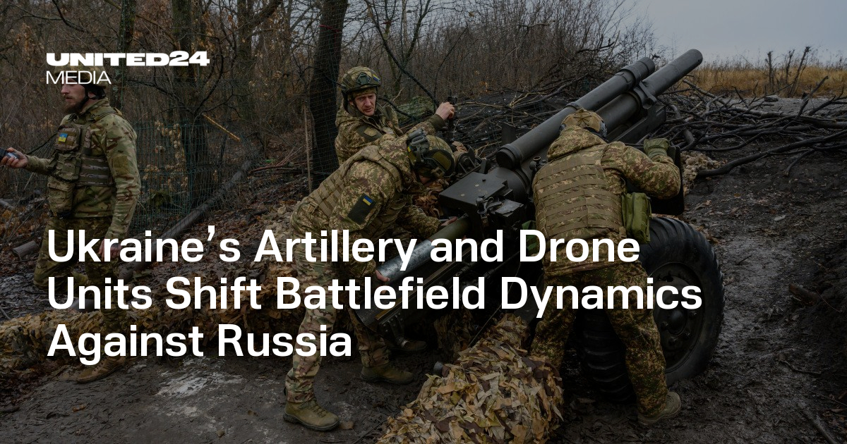 Ukraine’s Artillery and Drone Units Shift Battlefield Dynamics Against ...