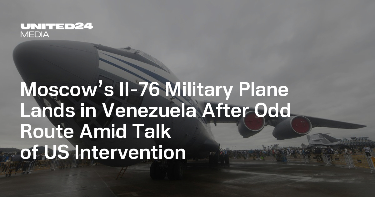 Moscow’s Il-76 Military Plane Lands in Venezuela After Odd Route Amid ...