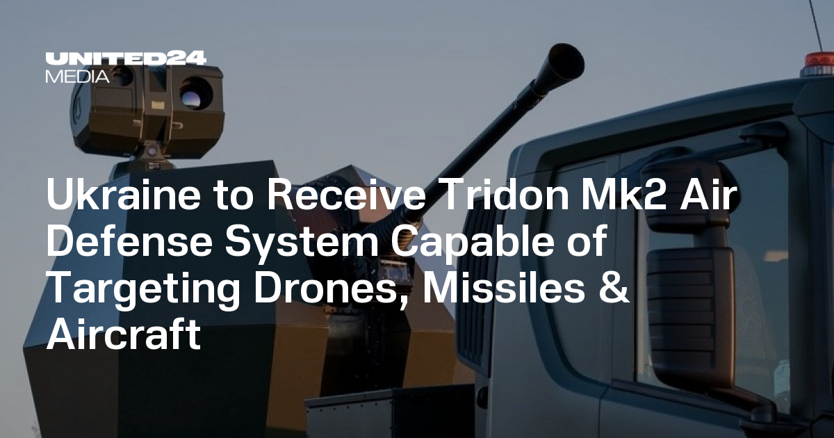 Ukraine to Receive Tridon Mk2 Air Defense System Capable of Targeting ...