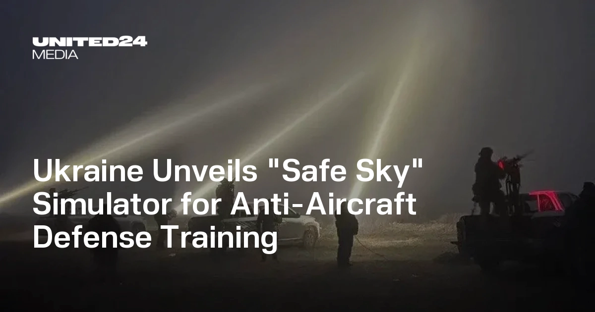 Ukraine Unveils "Safe Sky" Simulator for Anti-Aircraft Defense Training ...