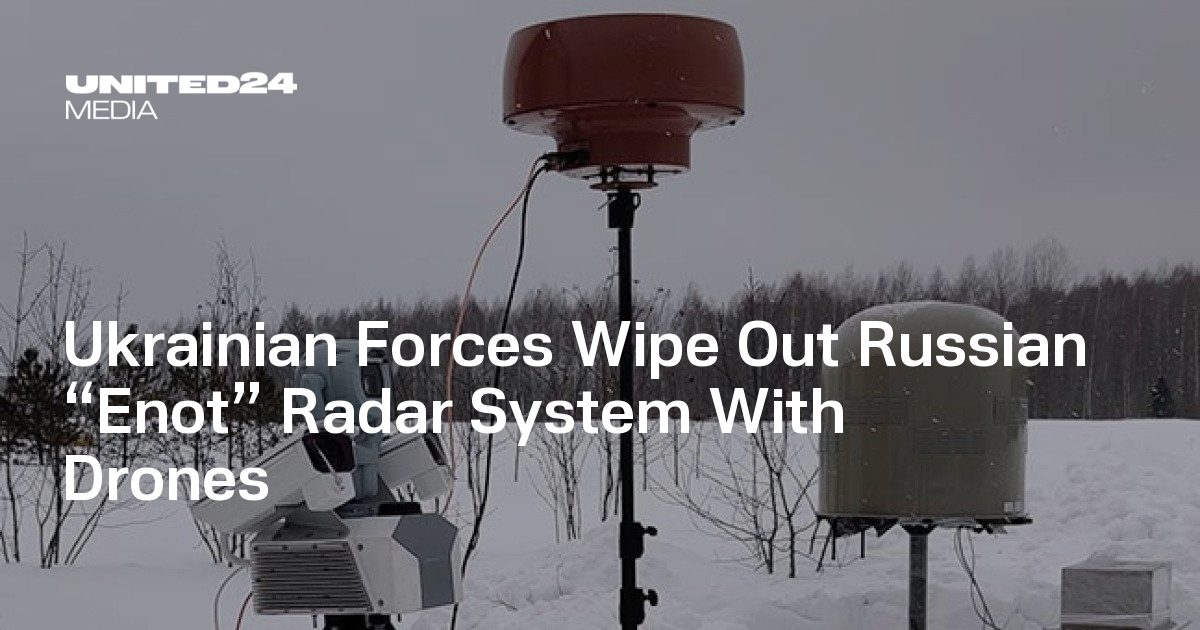 Ukrainian Forces Wipe Out Russian “Enot” Radar System With Drones ...