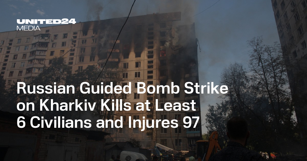 Russian Guided Bomb Strike on Kharkiv Kills at Least 5 Civilians and ...