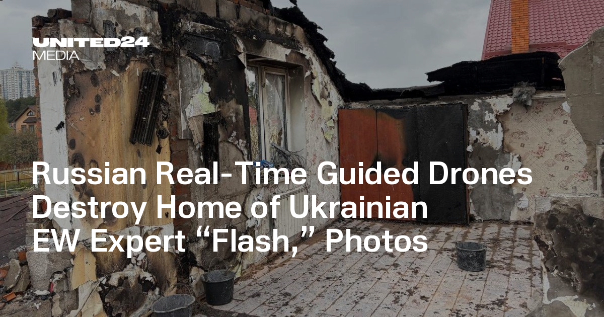 Russian Real-Time Guided Drones Destroy Home of Ukrainian EW Expert ...