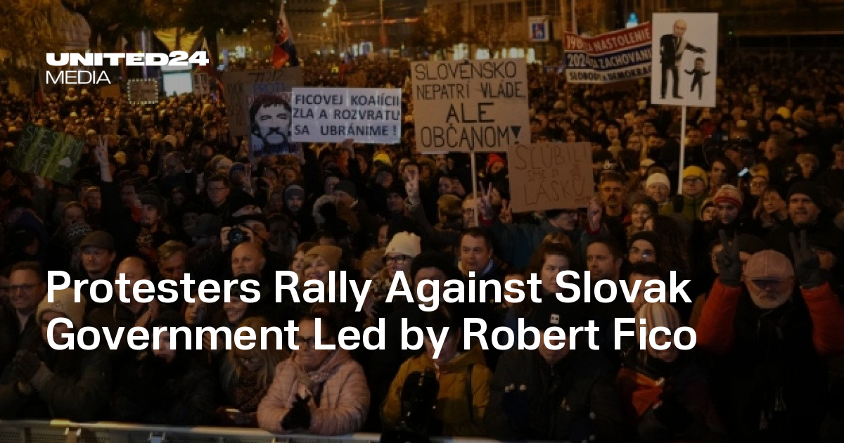 Protesters Rally Against Slovak Government Led by Robert Fico ...