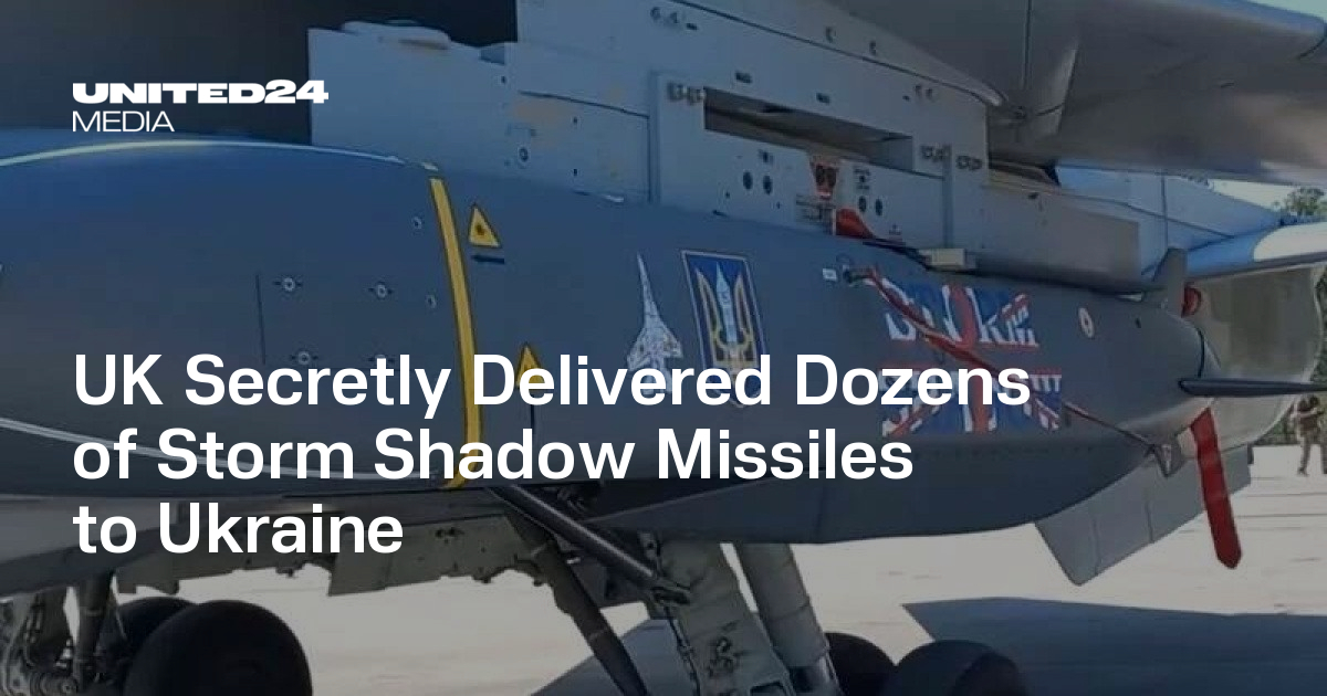UK Secretly Delivered Dozens of Storm Shadow Missiles to Ukraine ...