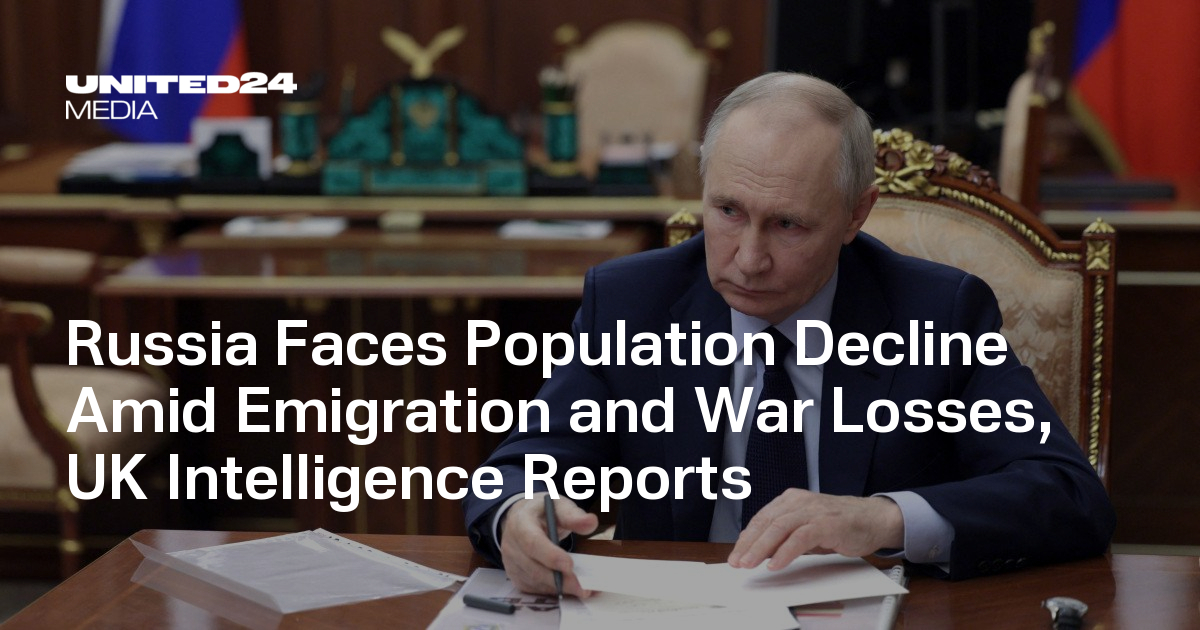 Russia Faces Population Decline Amid Emigration and War Losses, UK ...