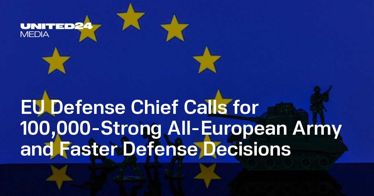 EU Defense Chief Calls for 100,000-Strong All-European Army and Faster ...