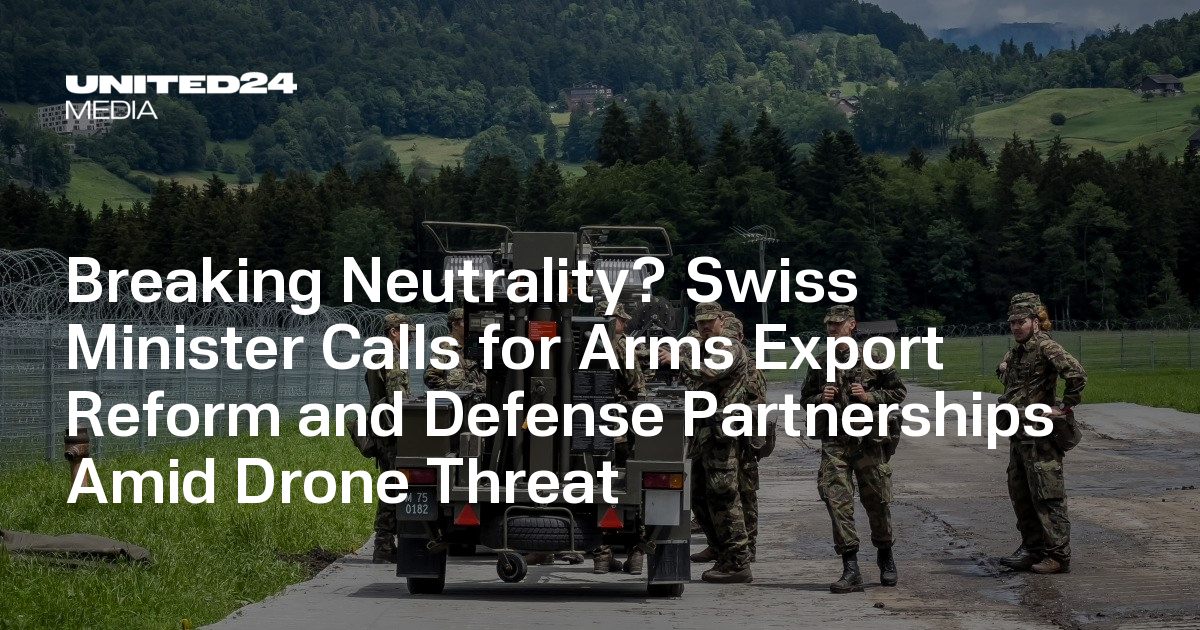 Breaking Neutrality? Swiss Minister Calls for Arms Export Reform and ...