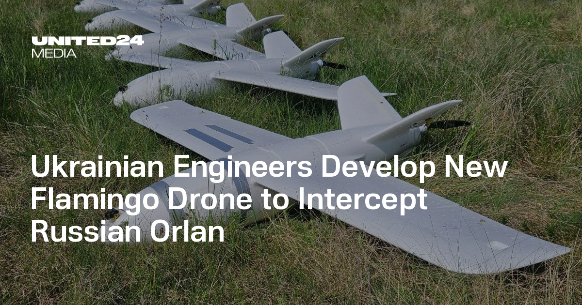 Ukrainian Engineers Develop New Flamingo Drone to Intercept Russian ...