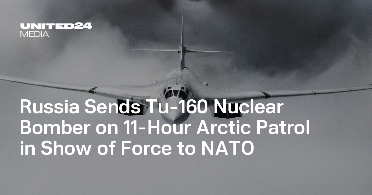 Russia Sends Tu-160 Nuclear Bomber on 11-Hour Arctic Patrol in Show of ...