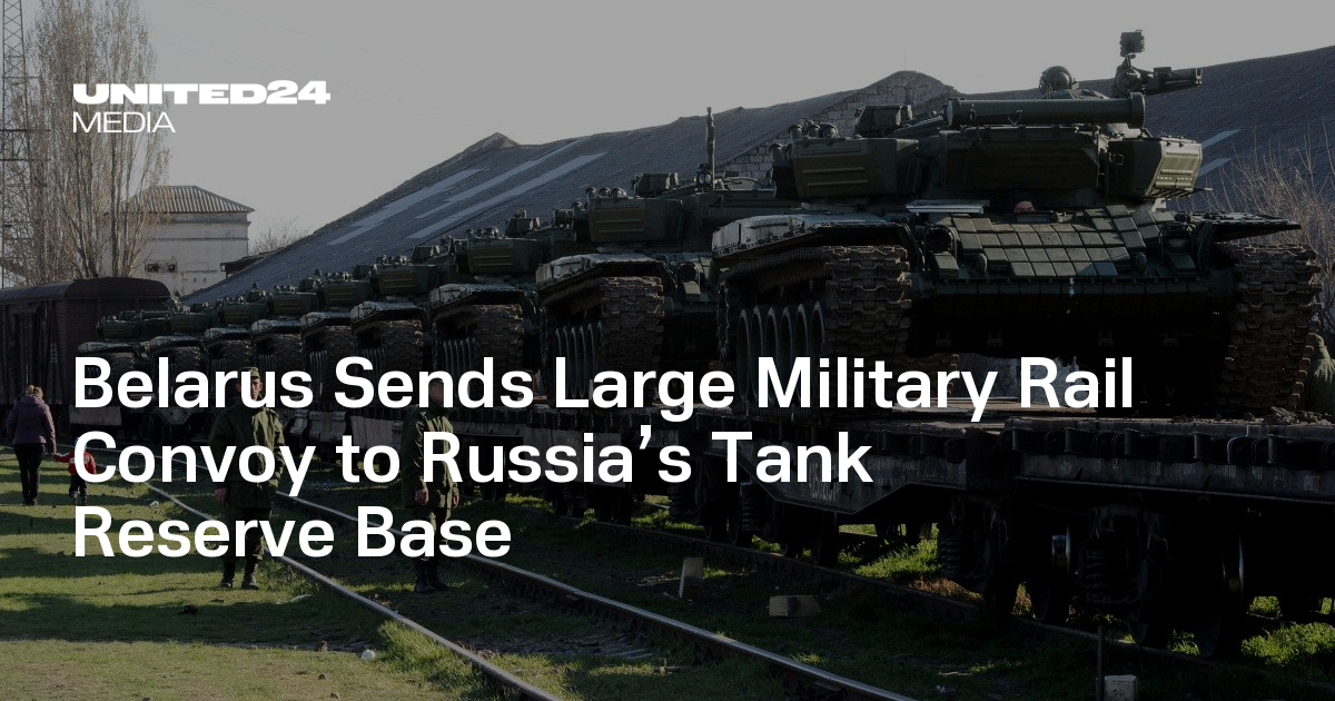 Belarus Sends Large Military Rail Convoy to Russia’s Tank Reserve Base ...