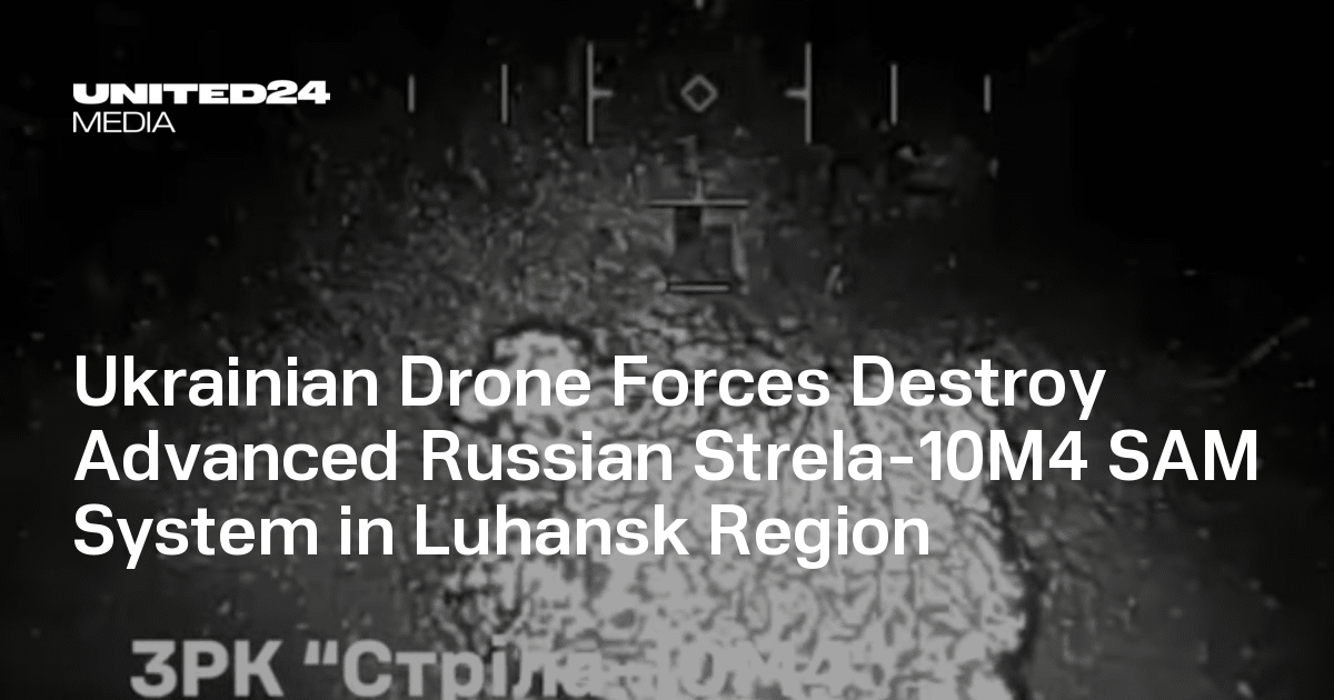 Ukrainian Drone Forces Destroy Advanced Russian Strela-10M4 SAM System ...
