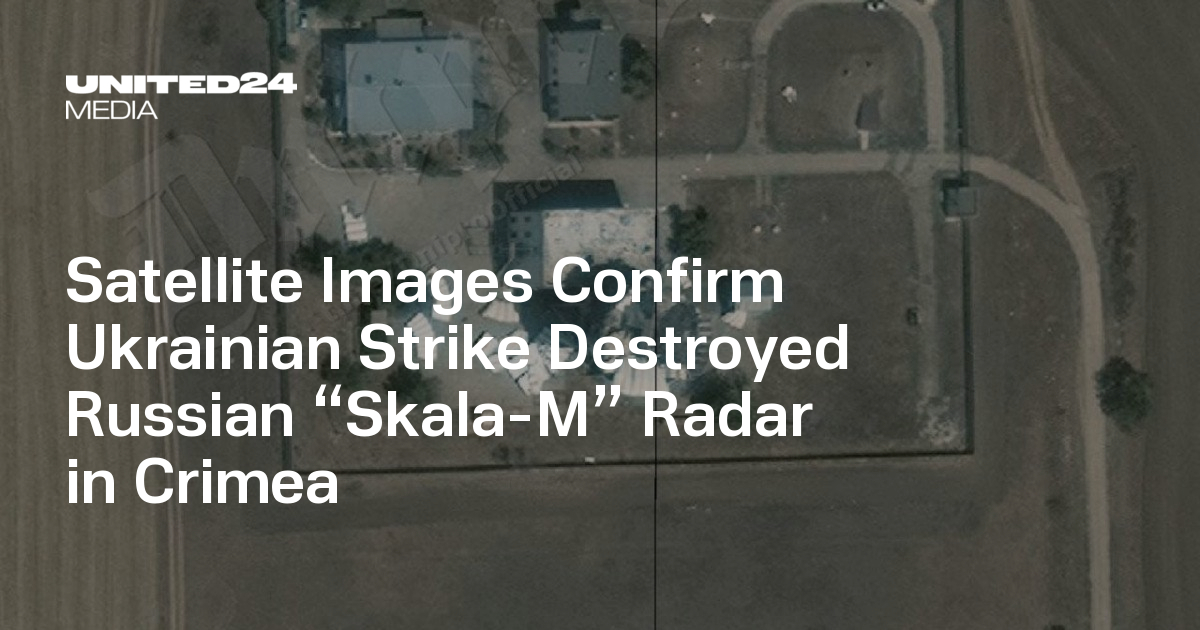 Satellite Images Confirm Ukrainian Strike Destroyed Russian “Skala-M ...