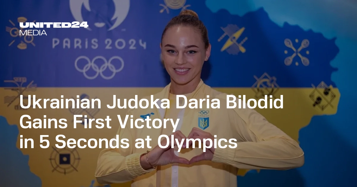 Ukrainian Judoka Daria Bilodid Gains First Victory in First 5 Seconds ...