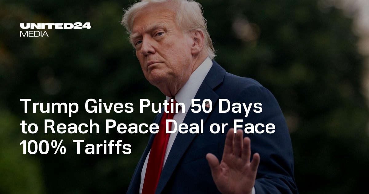 Trump Gives Putin 50 Days to Reach Peace Deal or Face 100% Tariffs ...