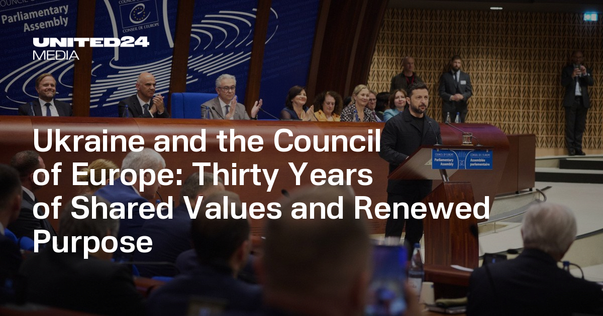 Ukraine and the Council of Europe: Thirty Years of Shared Values and ...
