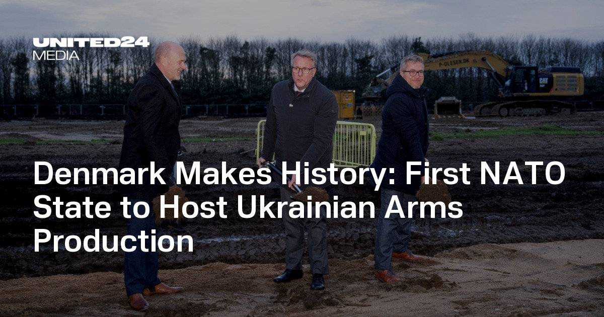 Denmark Makes History: First NATO State to Host Ukrainian Arms ...