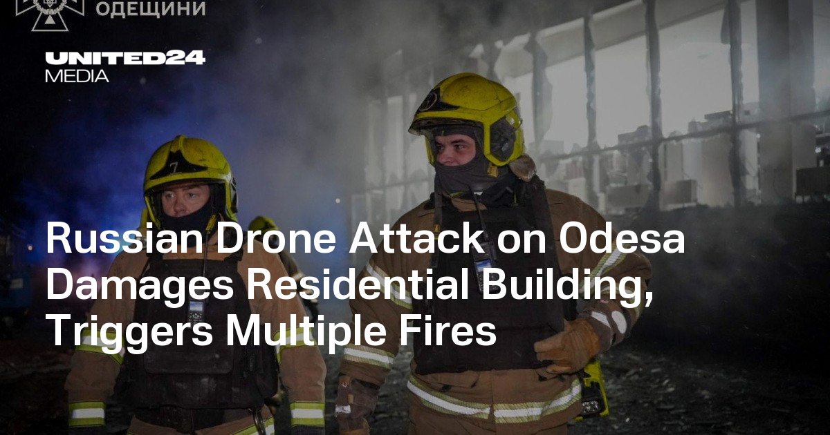 Russian Strike Drones Hit Odesa, Damaging Apartment Building And ...