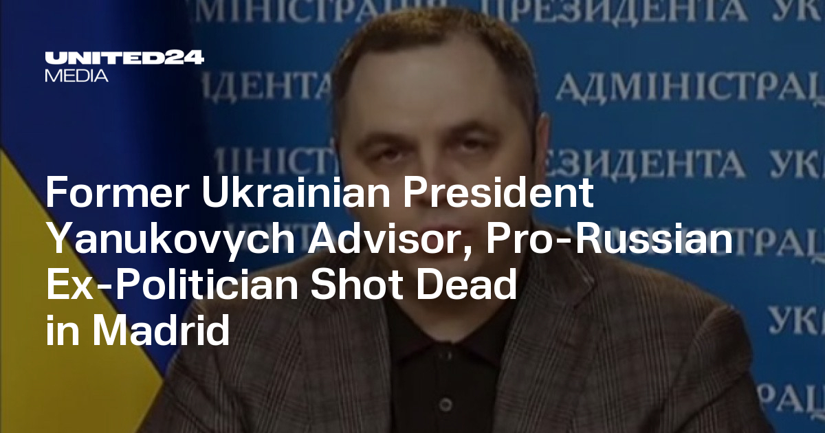 Former Ukrainian President Yanukovych Advisor, Pro-Russian Ex ...