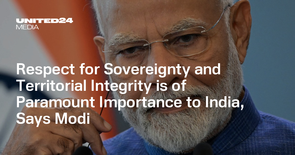 Respect for Sovereignty and Territorial Integrity is of Paramount ...