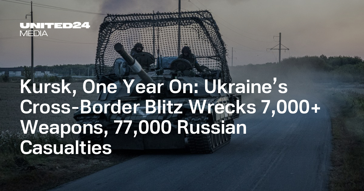 Kursk, One Year On: Ukraine’s Cross-Border Blitz Wrecks 7,000+ Weapons ...
