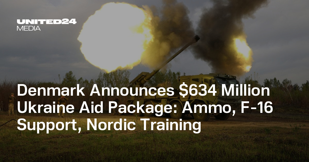 Denmark Announces $634 Million Ukraine Aid Package: Ammo, F-16 Support ...
