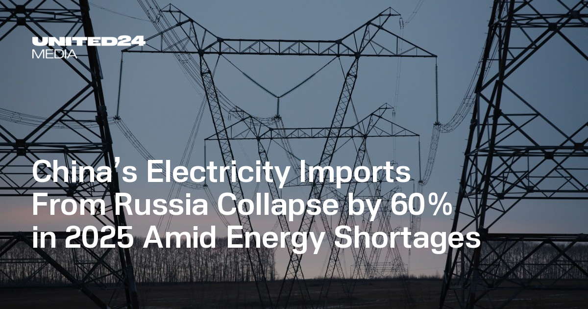 China’s Electricity Imports From Russia Collapse by 60% in 2025 Amid ...