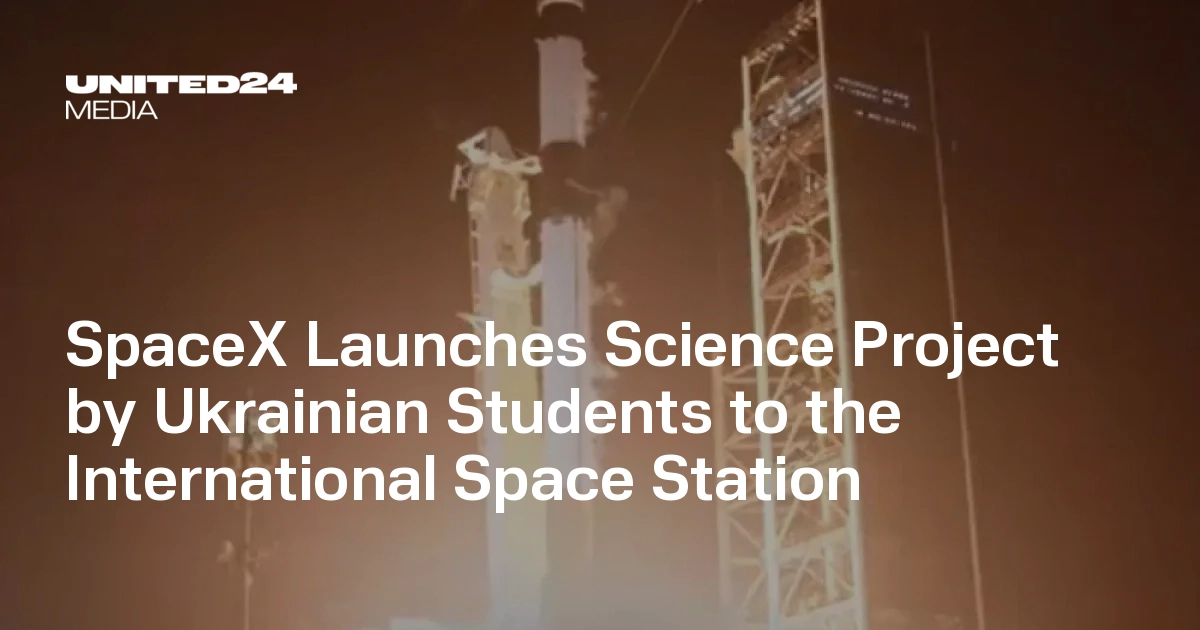 SpaceX Launches Science Project by Ukrainian Students to the ...