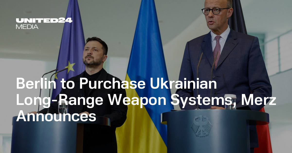 Berlin to Purchase Ukrainian Long-Range Weapon Systems, Merz Announces ...