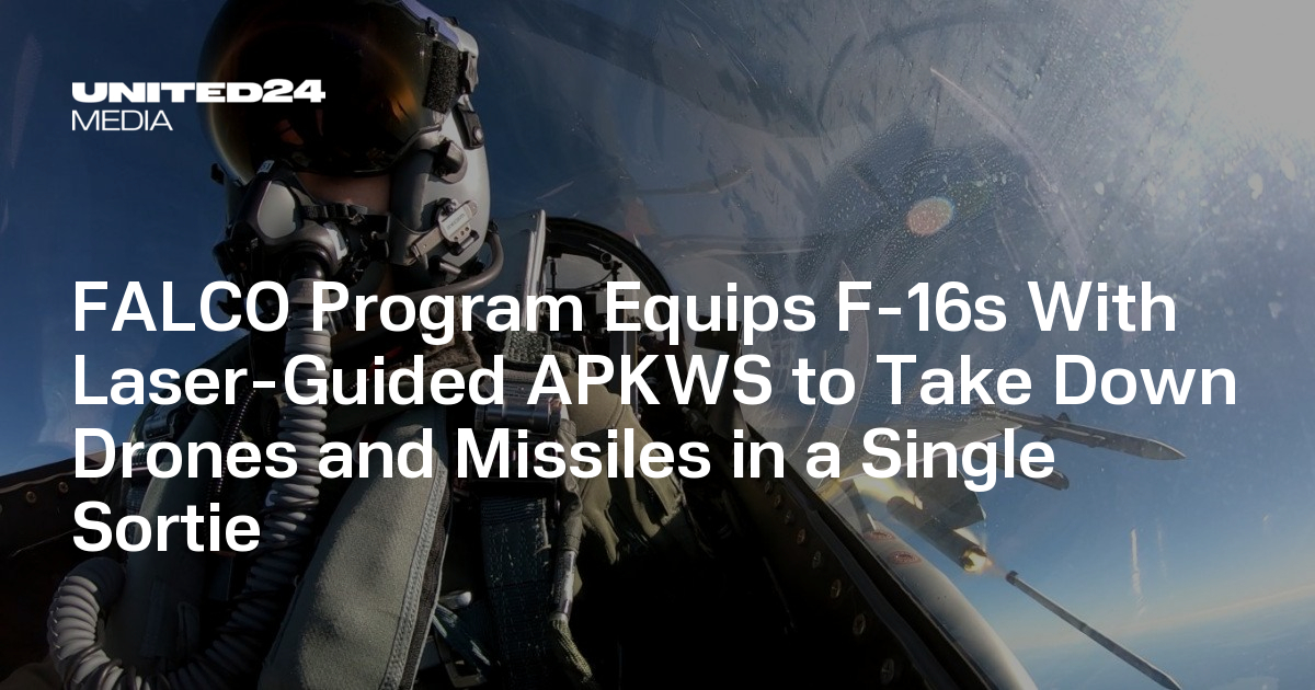 FALCO Program Equips F-16s With Laser-Guided APKWS to Take Down Drones ...
