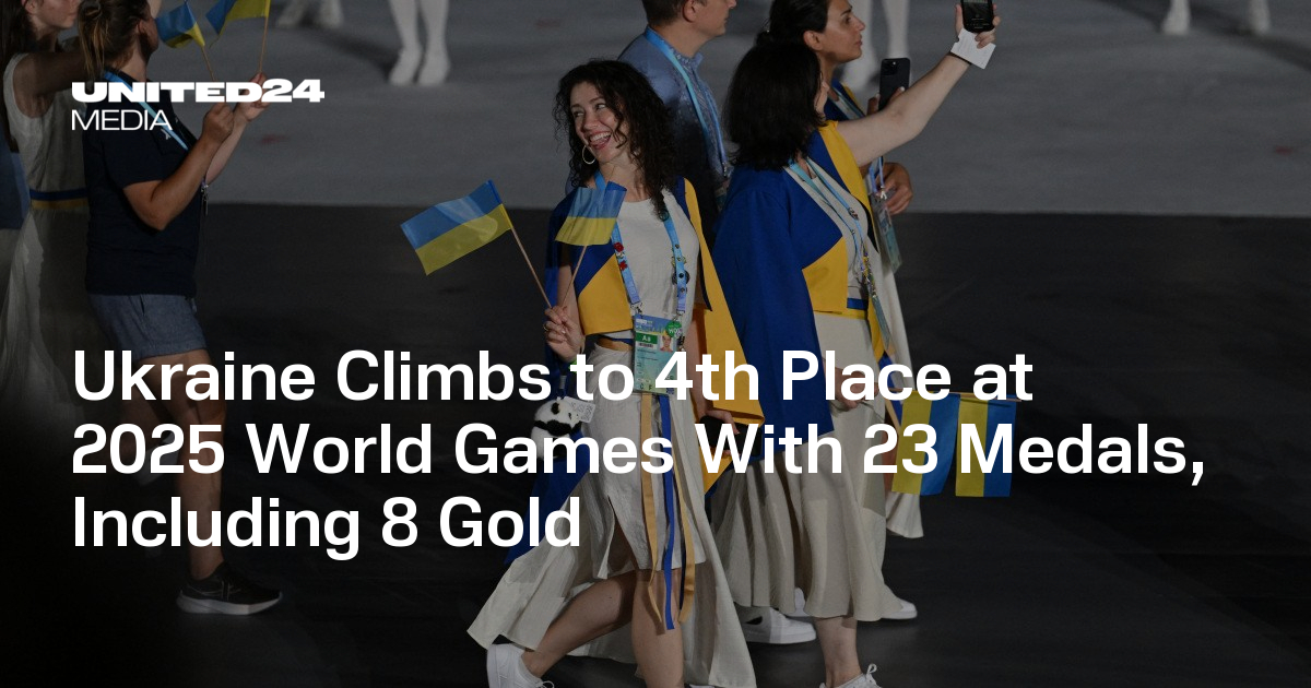 Ukraine Climbs to 4th Place at 2025 World Games With 23 Medals ...