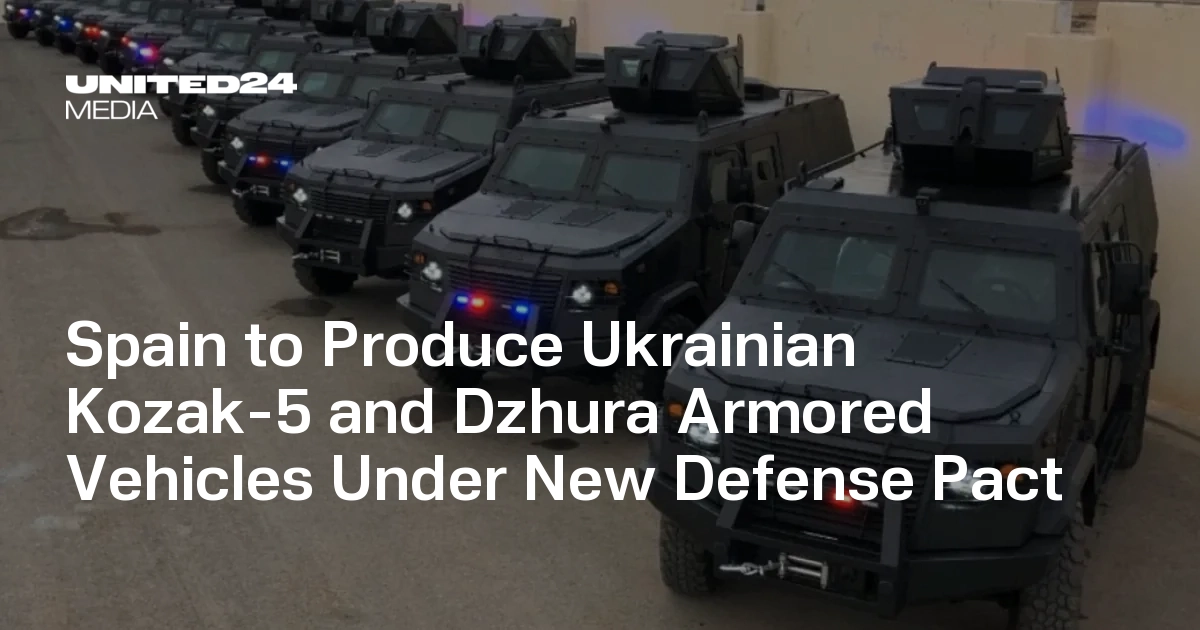 Spain to Produce Ukrainian Kozak-5 and Dzhura Armored Vehicles Under ...