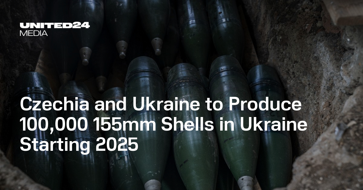 Czechia and Ukraine to Produce 100,000 155mm Shells in Ukraine Starting ...