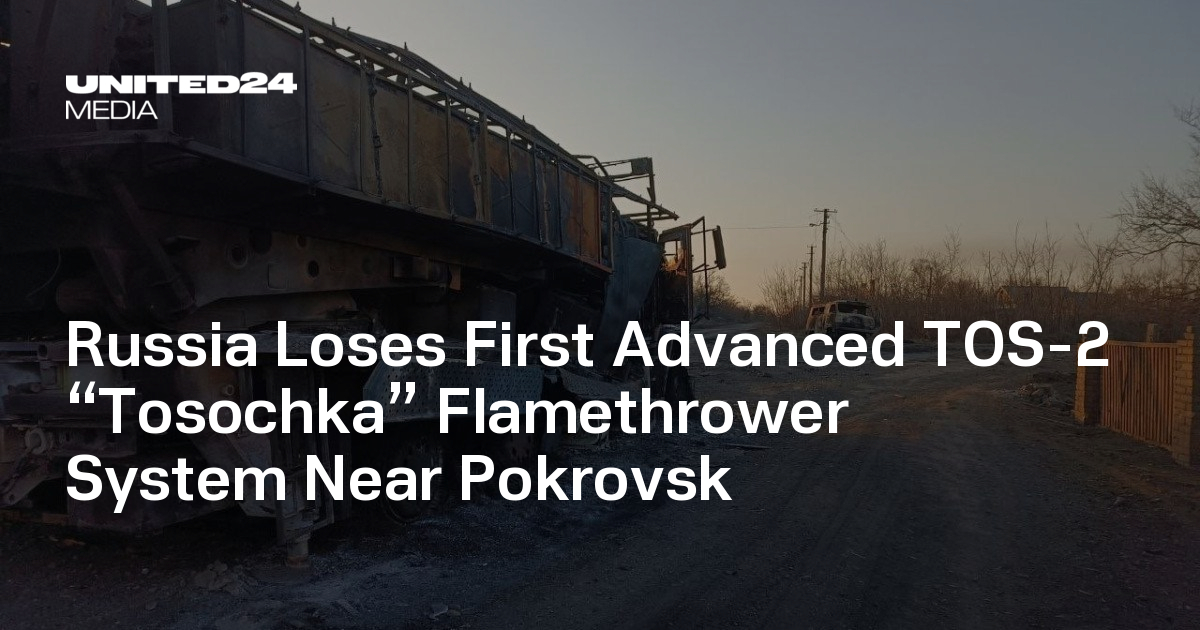 Russia Loses First Advanced TOS-2 “Tosochka” Flamethrower System Near ...