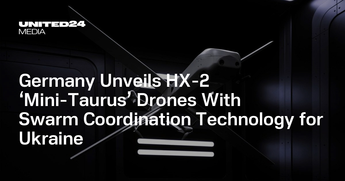 Germany Unveils HX-2 ‘Mini-Taurus’ Drones With Swarm Coordination ...