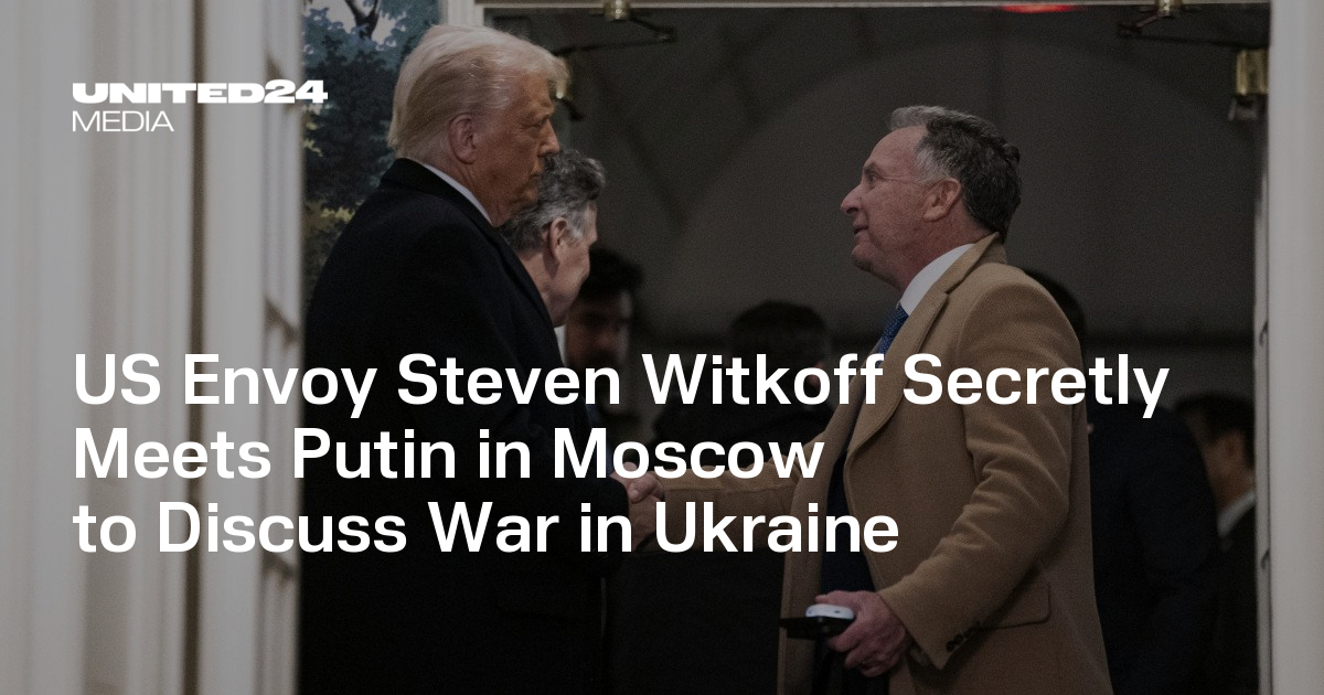 US Envoy Steven Witkoff Secretly Meets Putin in Moscow to Discuss War ...