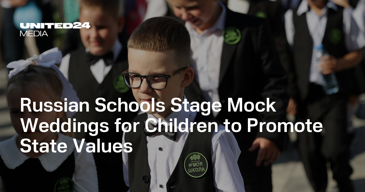 Russian Schools Stage Mock Weddings for Children to Promote State ...
