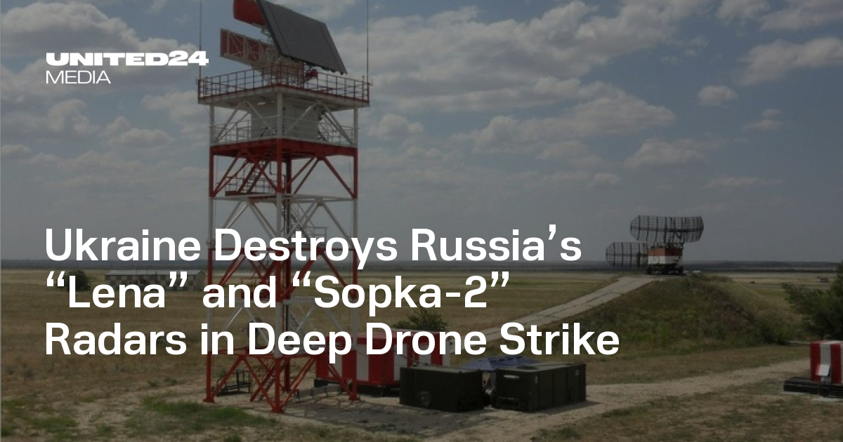 Ukraine Destroys Russian “Lena” and “Sopka-2” Radars in Deep Strike — UNITED24 Media