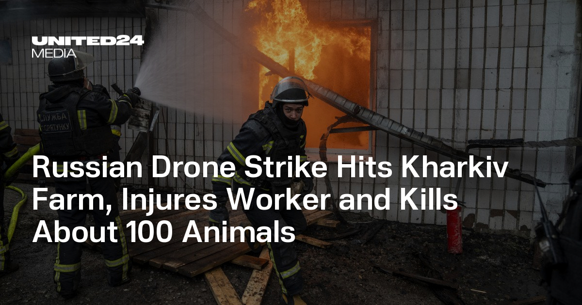 Russian Drone Strike Hits Kharkiv Farm, Injures Worker and Kills About ...