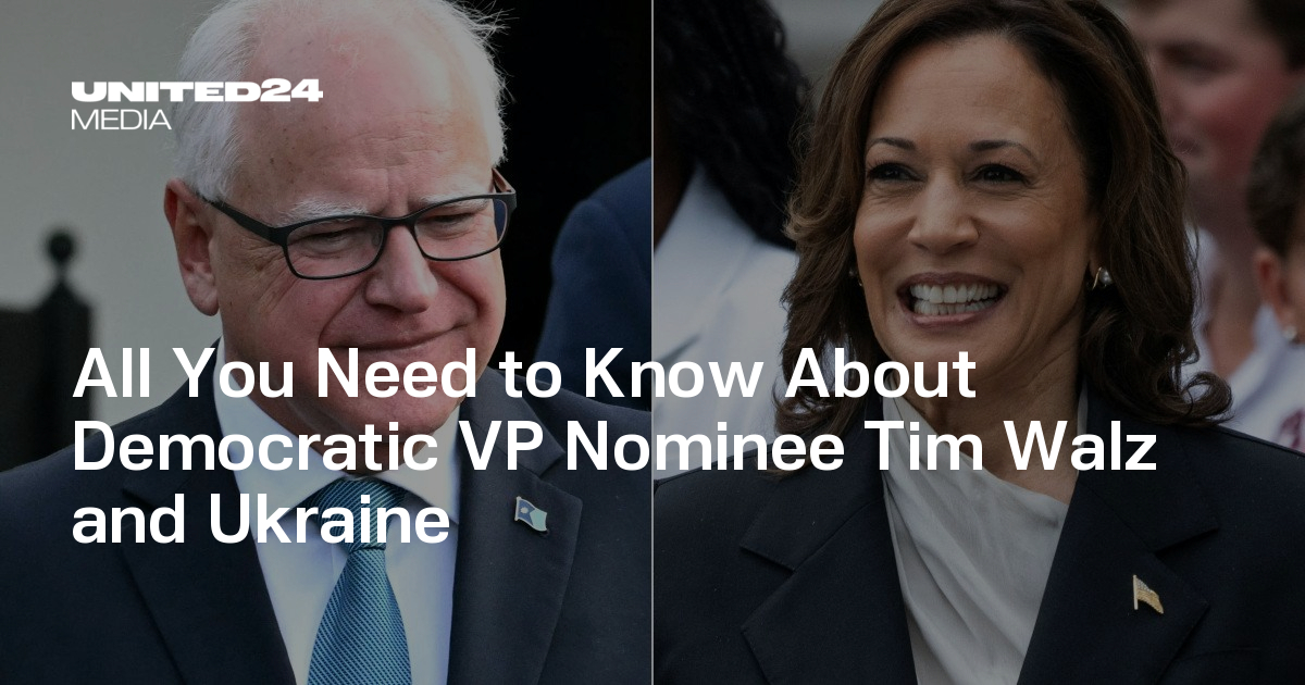 All You Need to Know About Democratic VP Nominee Tim Walz and Ukraine ...