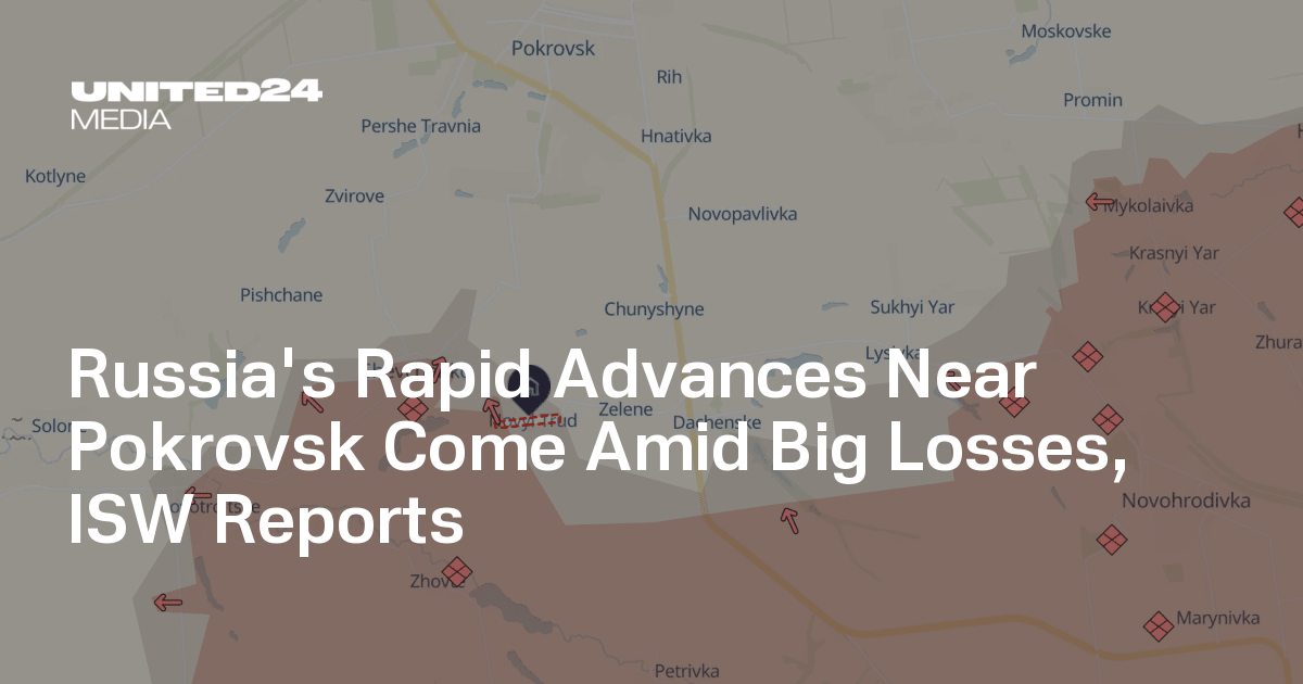 Russia's Rapid Advances Near Pokrovsk Come Amid Big Losses, ISW Reports ...