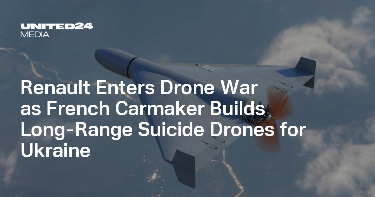 Renault Enters Drone War as French Carmaker Builds Long-Range Suicide ...